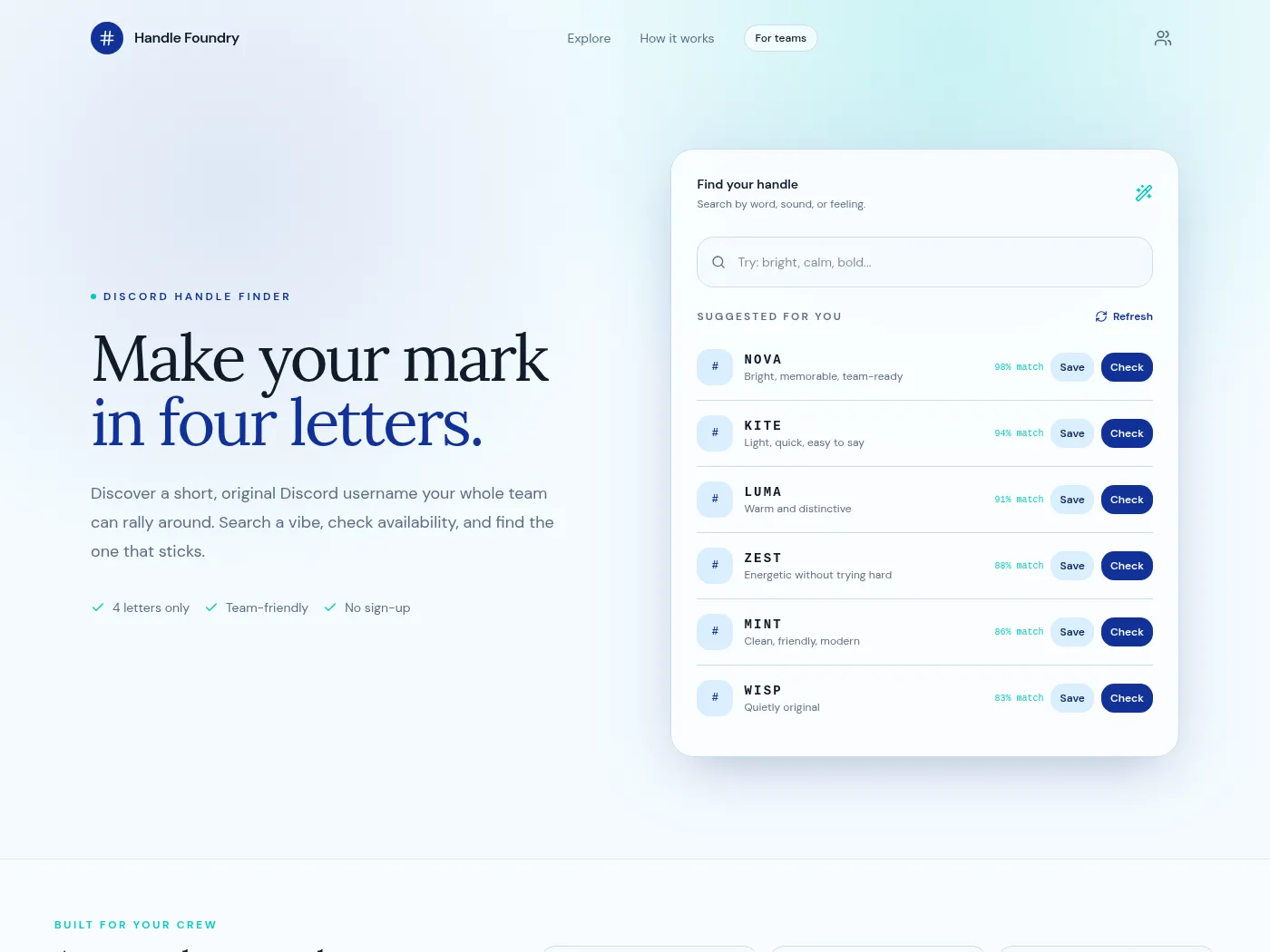 Discord Handle Finder