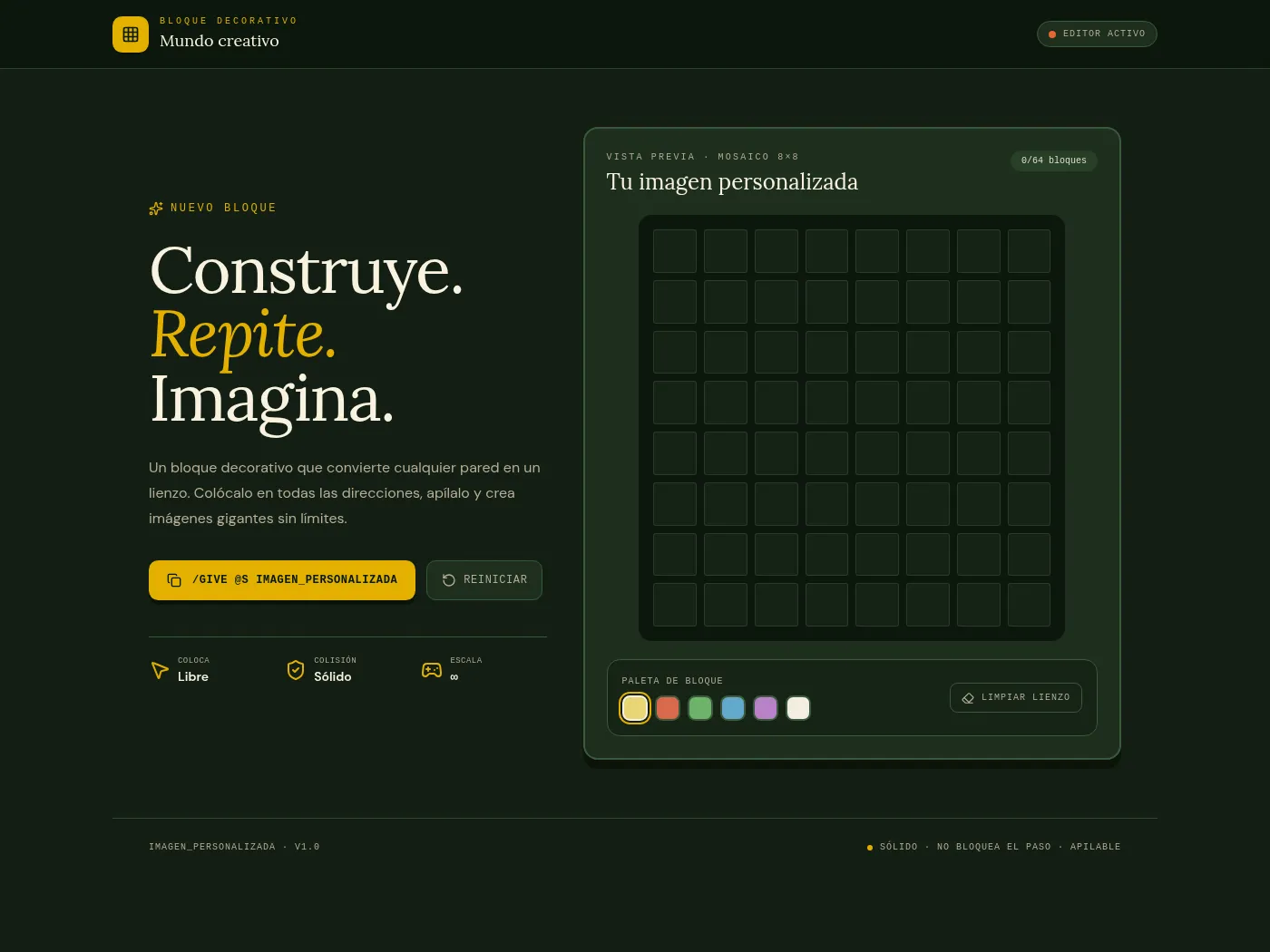 Imagen Personalizada Block