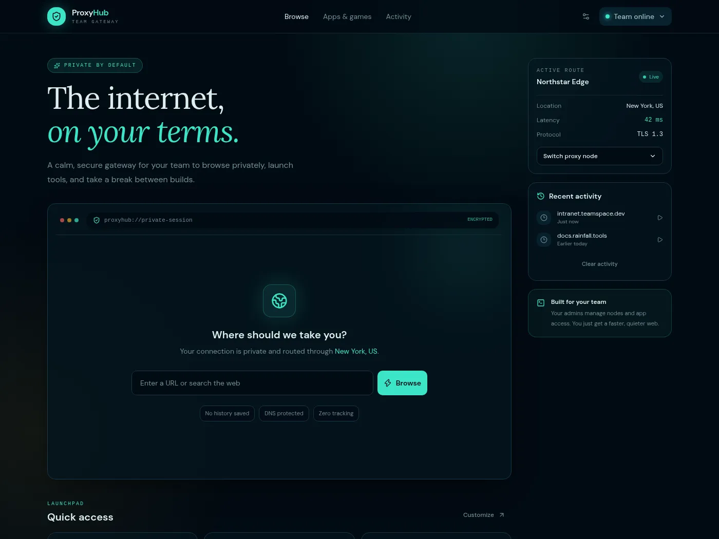 ProxyHub Portal