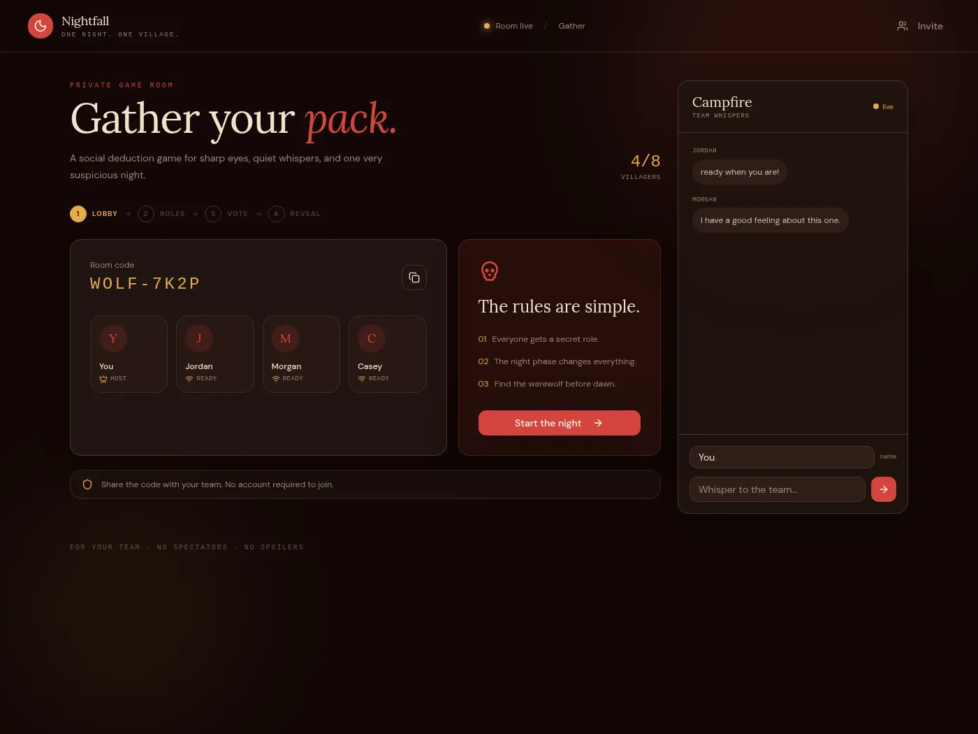 Werewolf Online Game