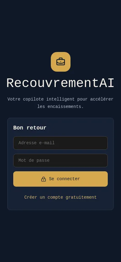 RecouvrementAI Mobile