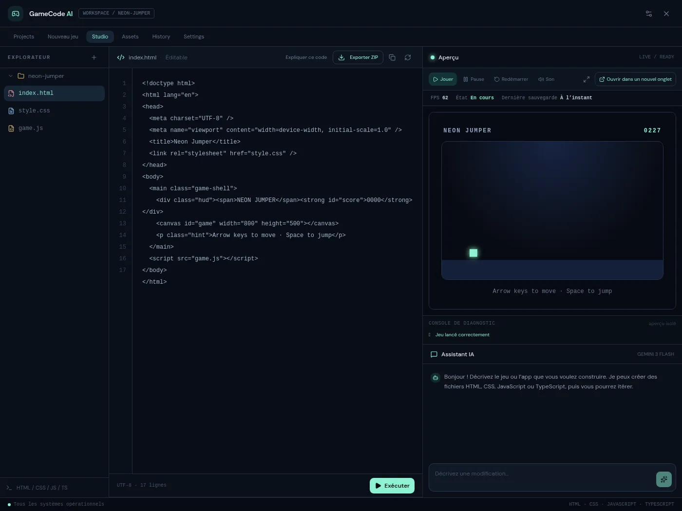 GameCode AI Studio