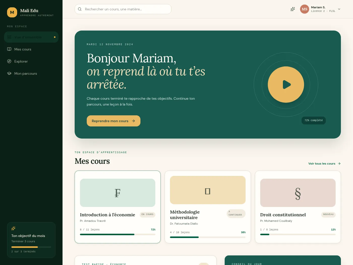 Mali Edu App