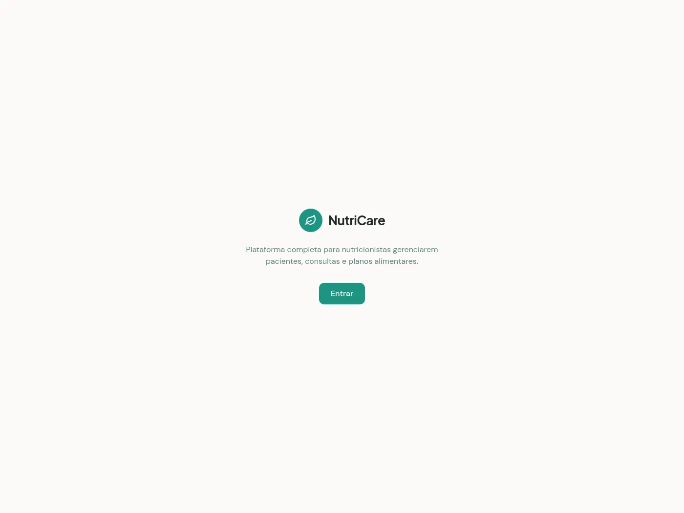 NutriCare Web Platform