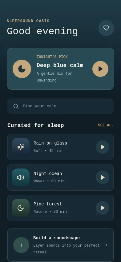 SleepSound Oasis