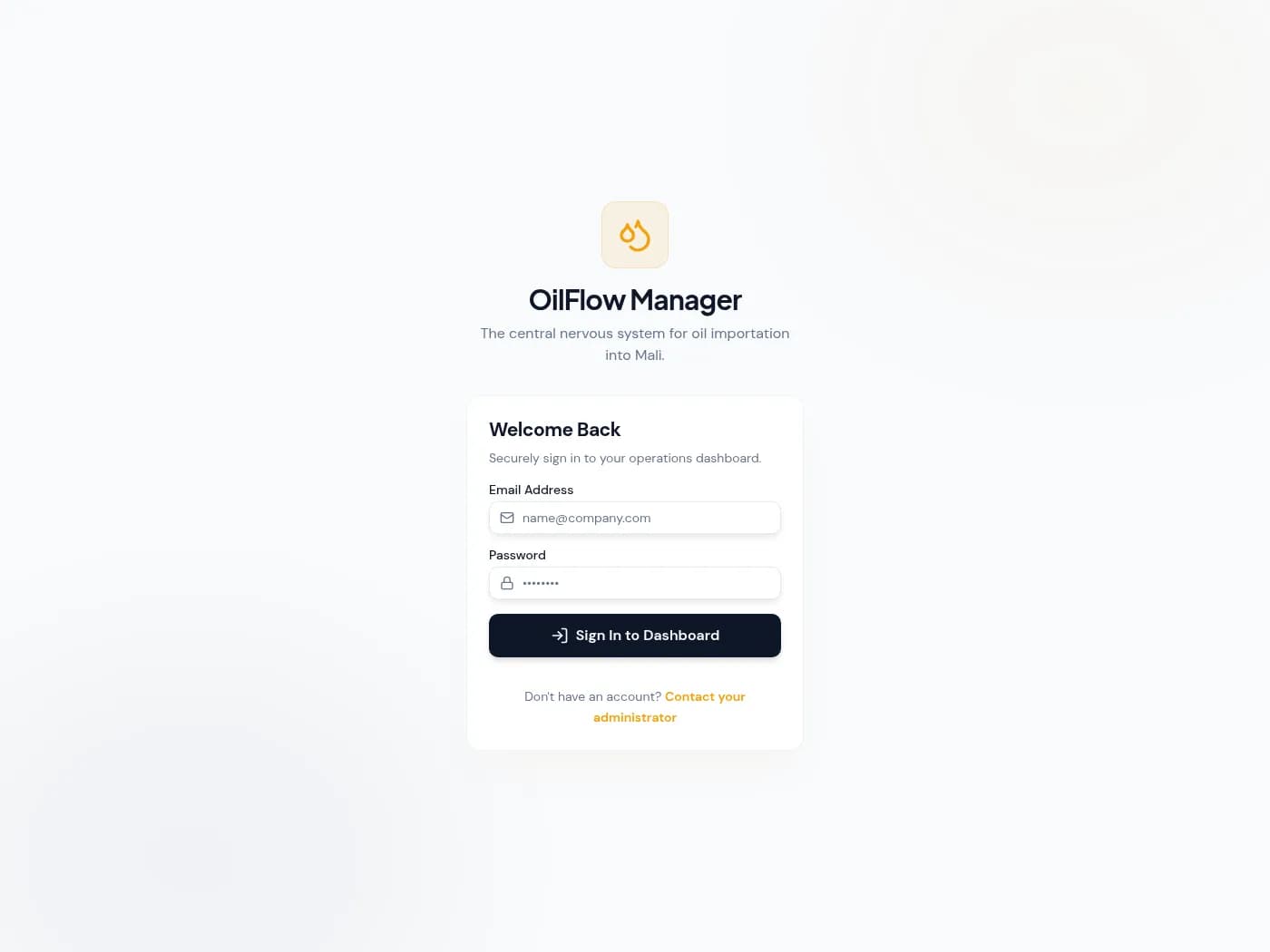 OilFlow Manager