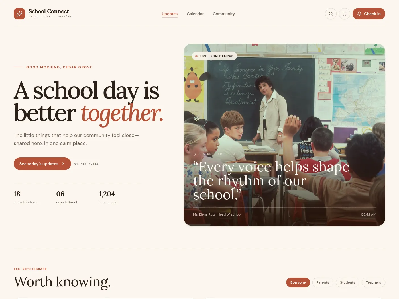 School Connect Hub