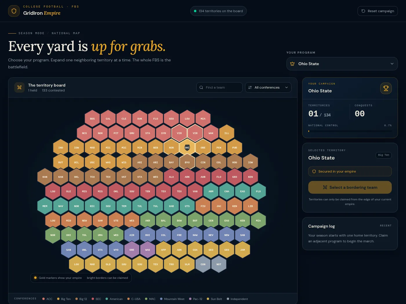 GridIron Map Empire