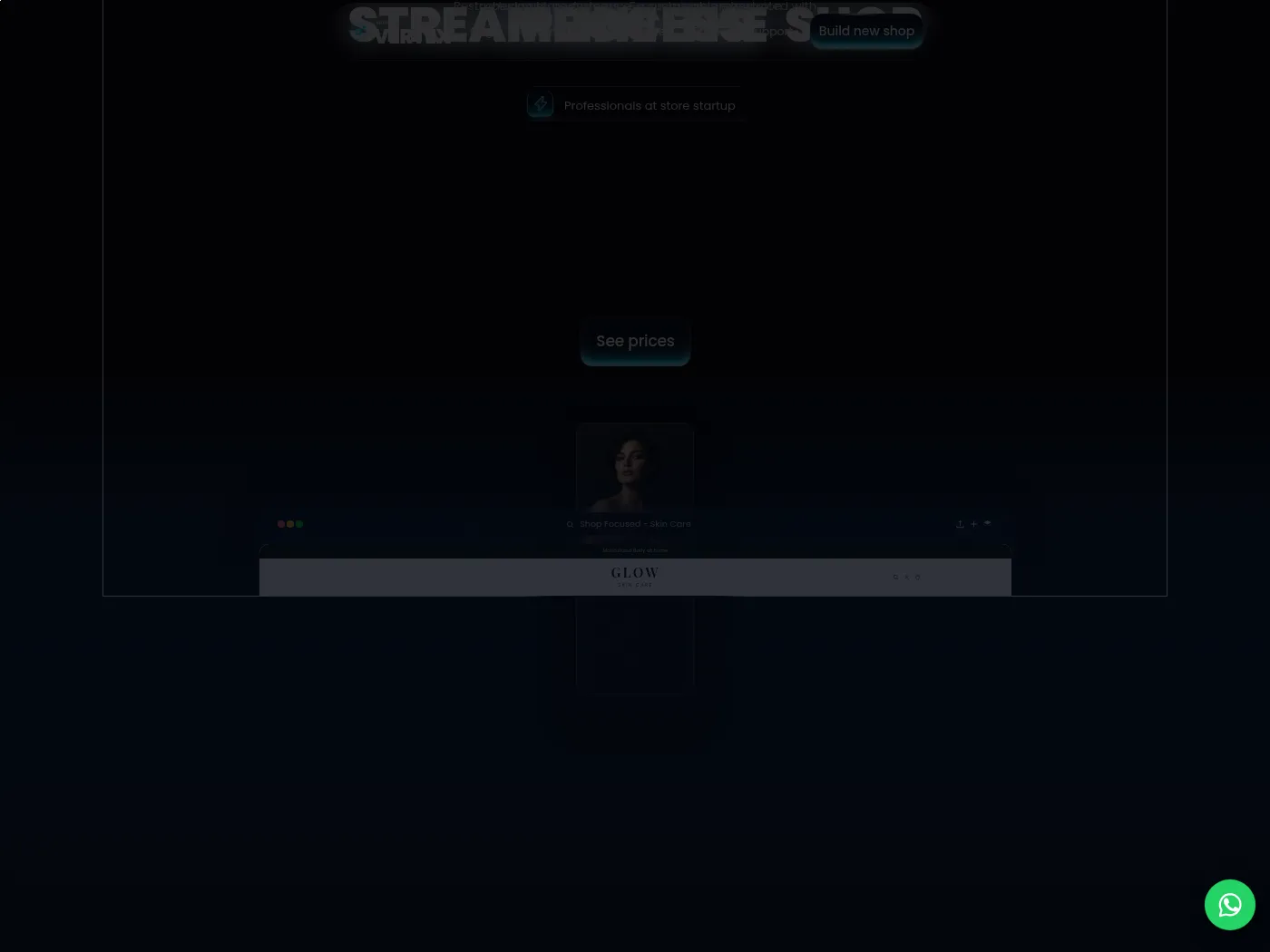 Vertex Shops Hero Demo