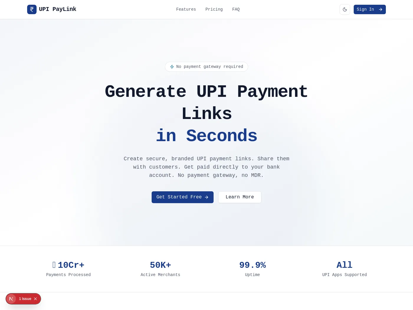 UPI PayLink Pro