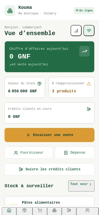 Guinée Commerce Manager