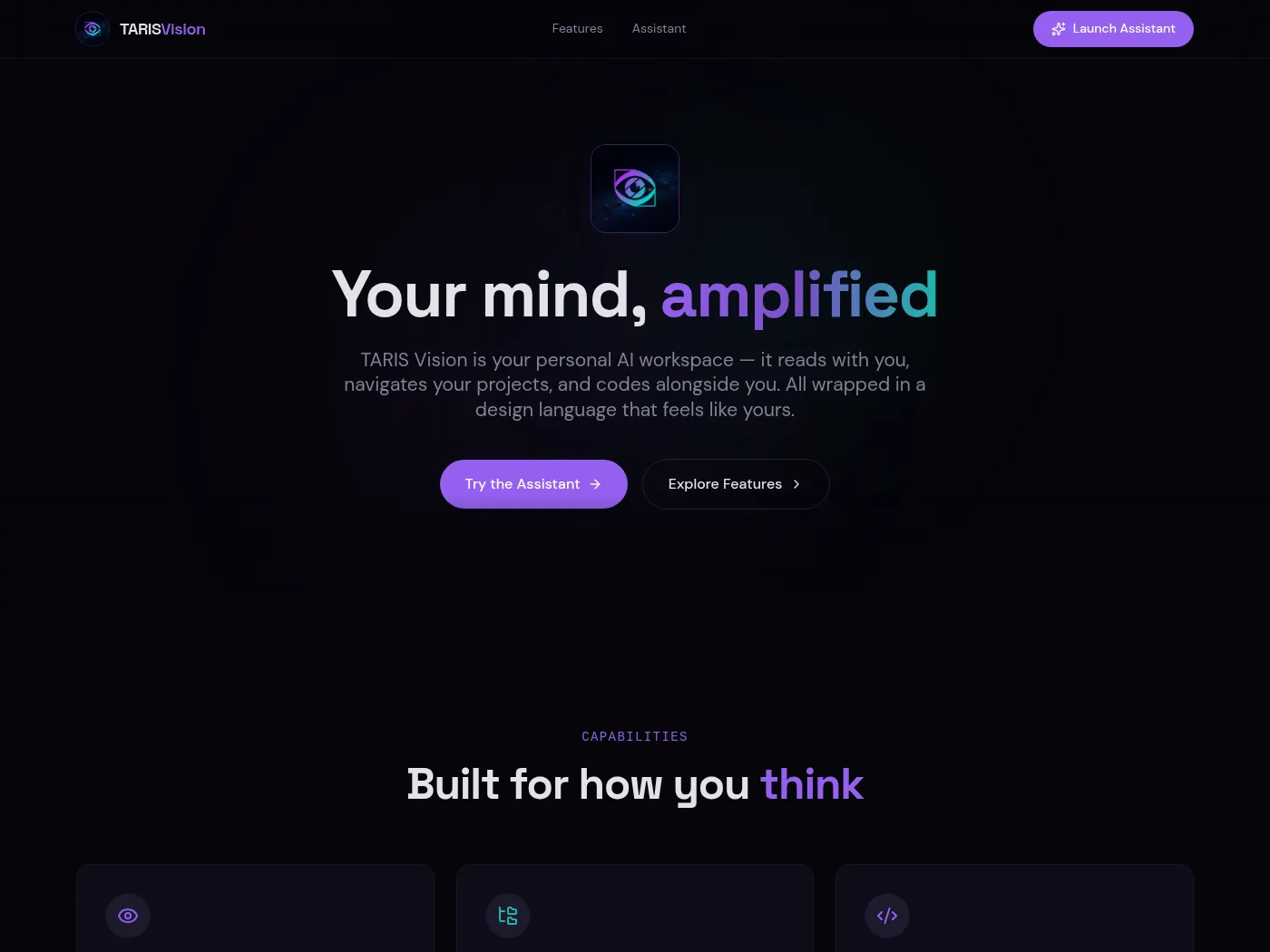TARIS Vision Web Suite