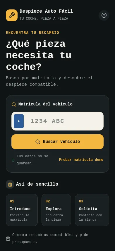 Despiece Auto Fácil