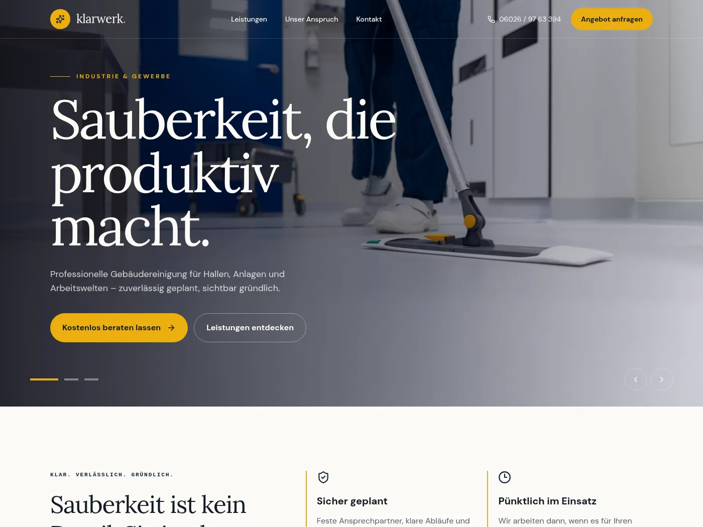 Motion Clean Website