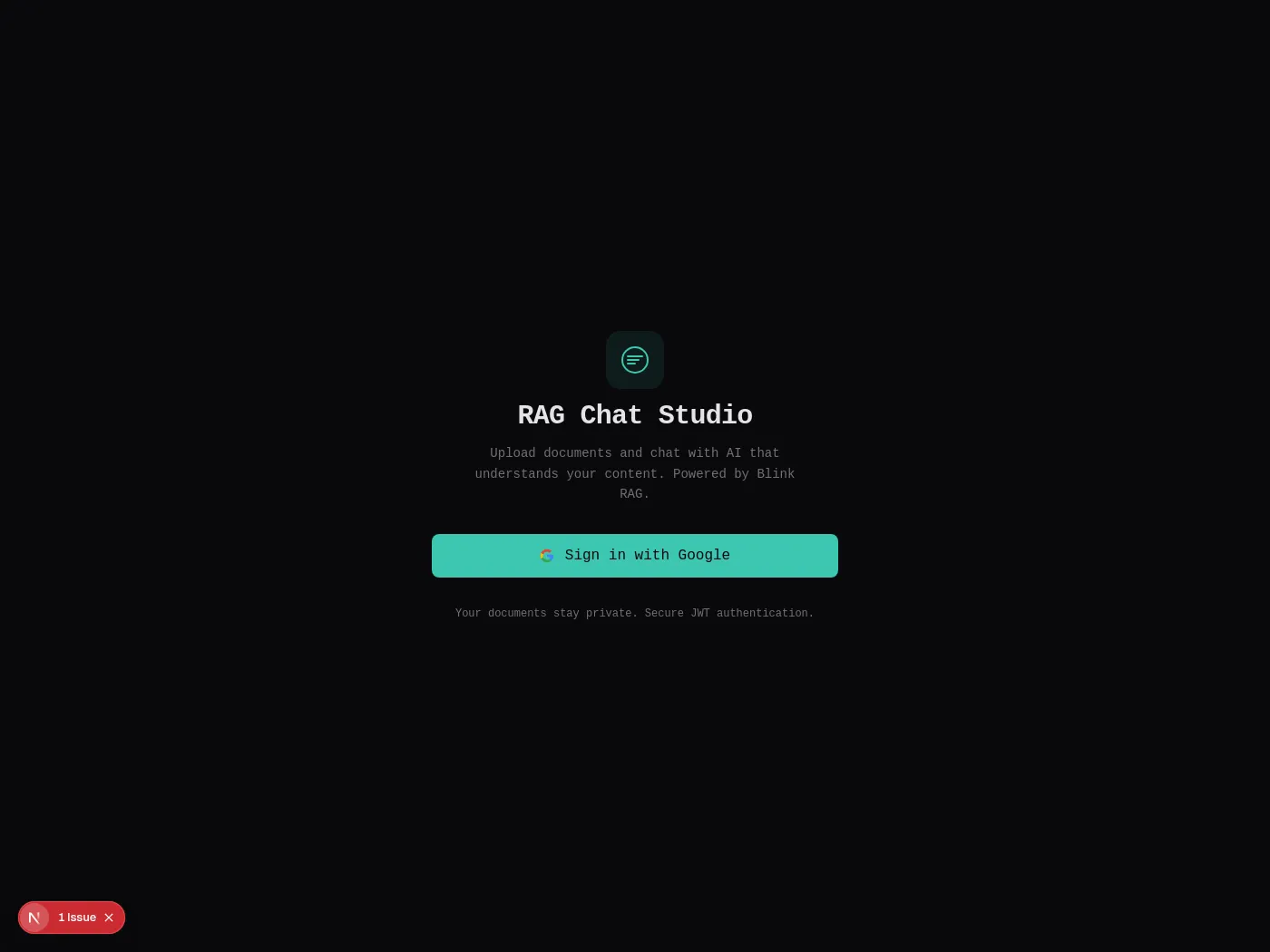 RAG AI Chat Studio