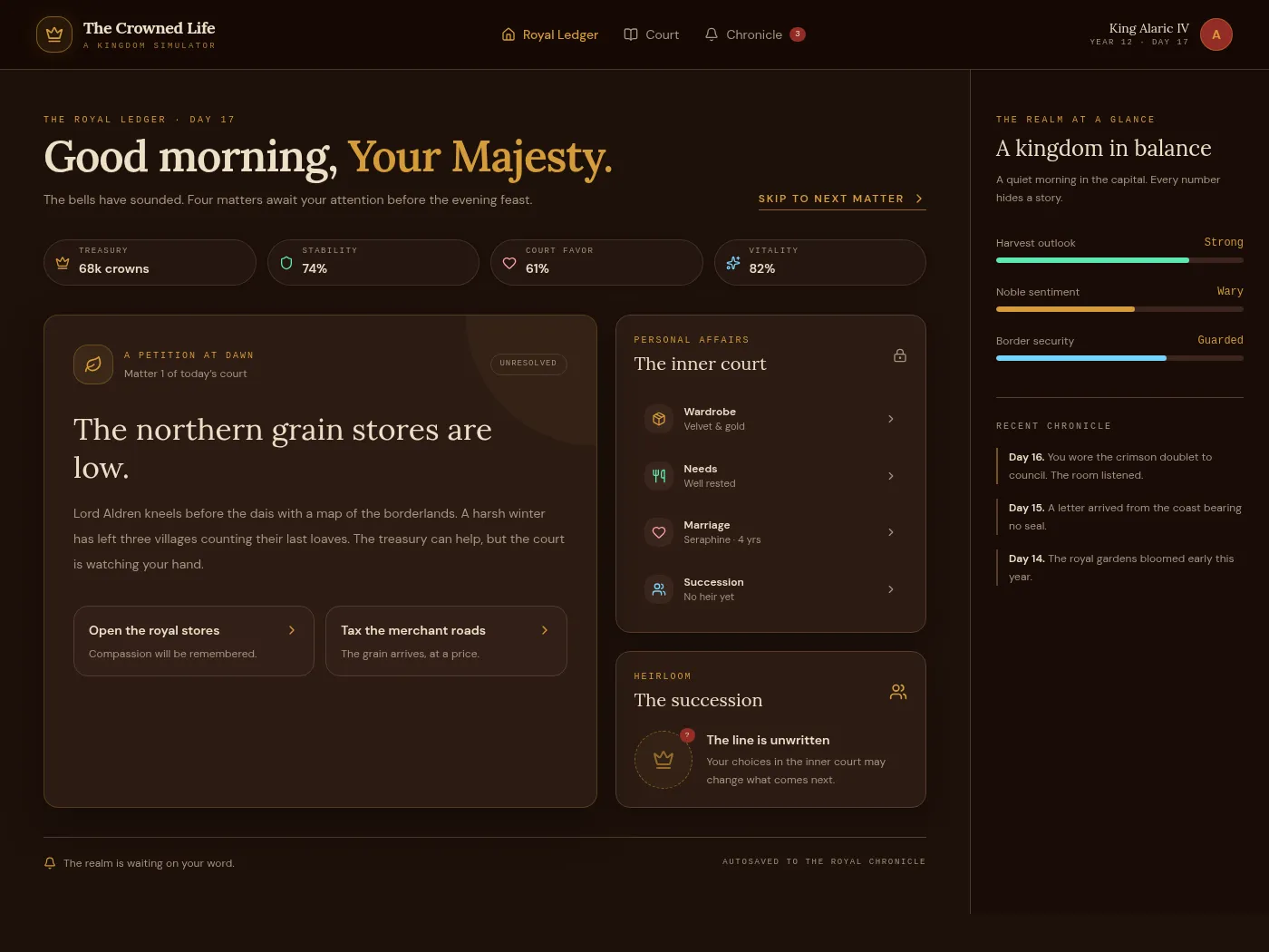 Kingdom Life Simulator