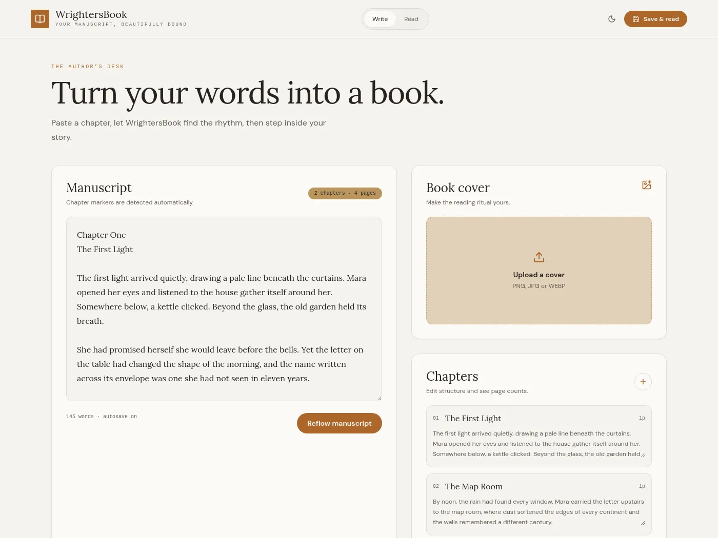 WrightersBook Reader
