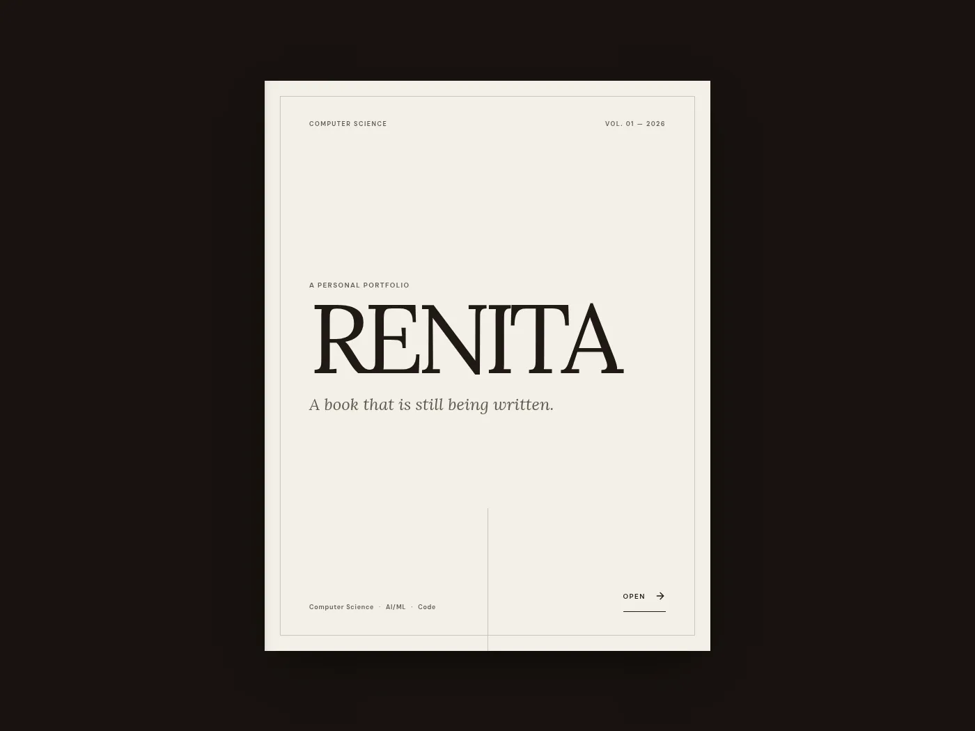 Bookfolio – Renita Esther V