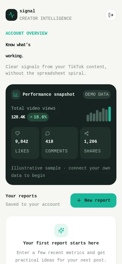 TikTok Insights Mobile