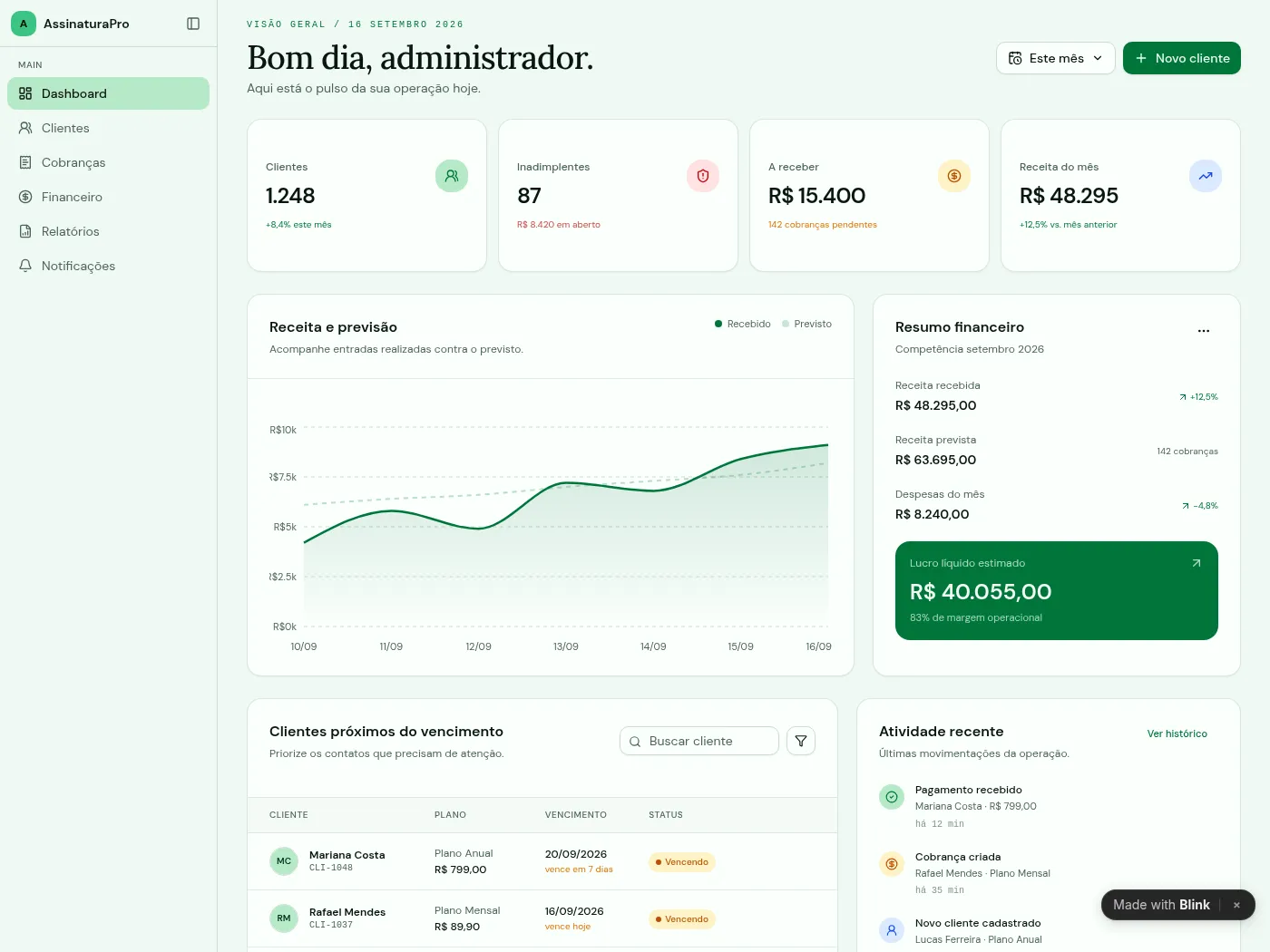 AssinaturaPro CRM