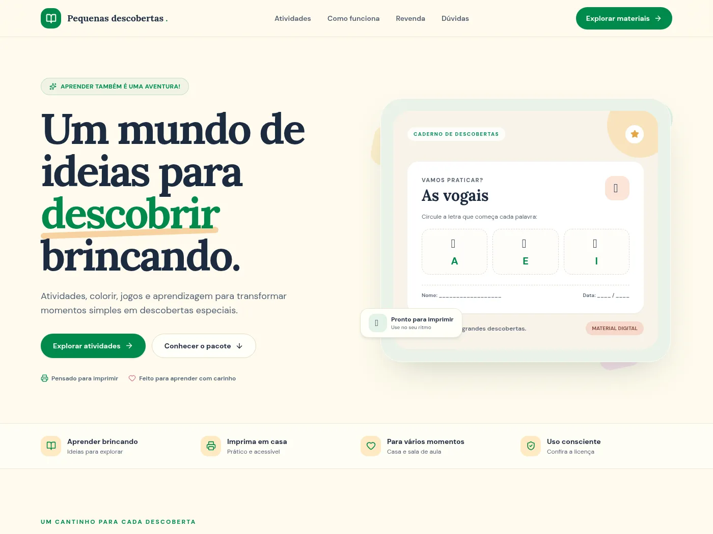 Pacote Educativo Infantil
