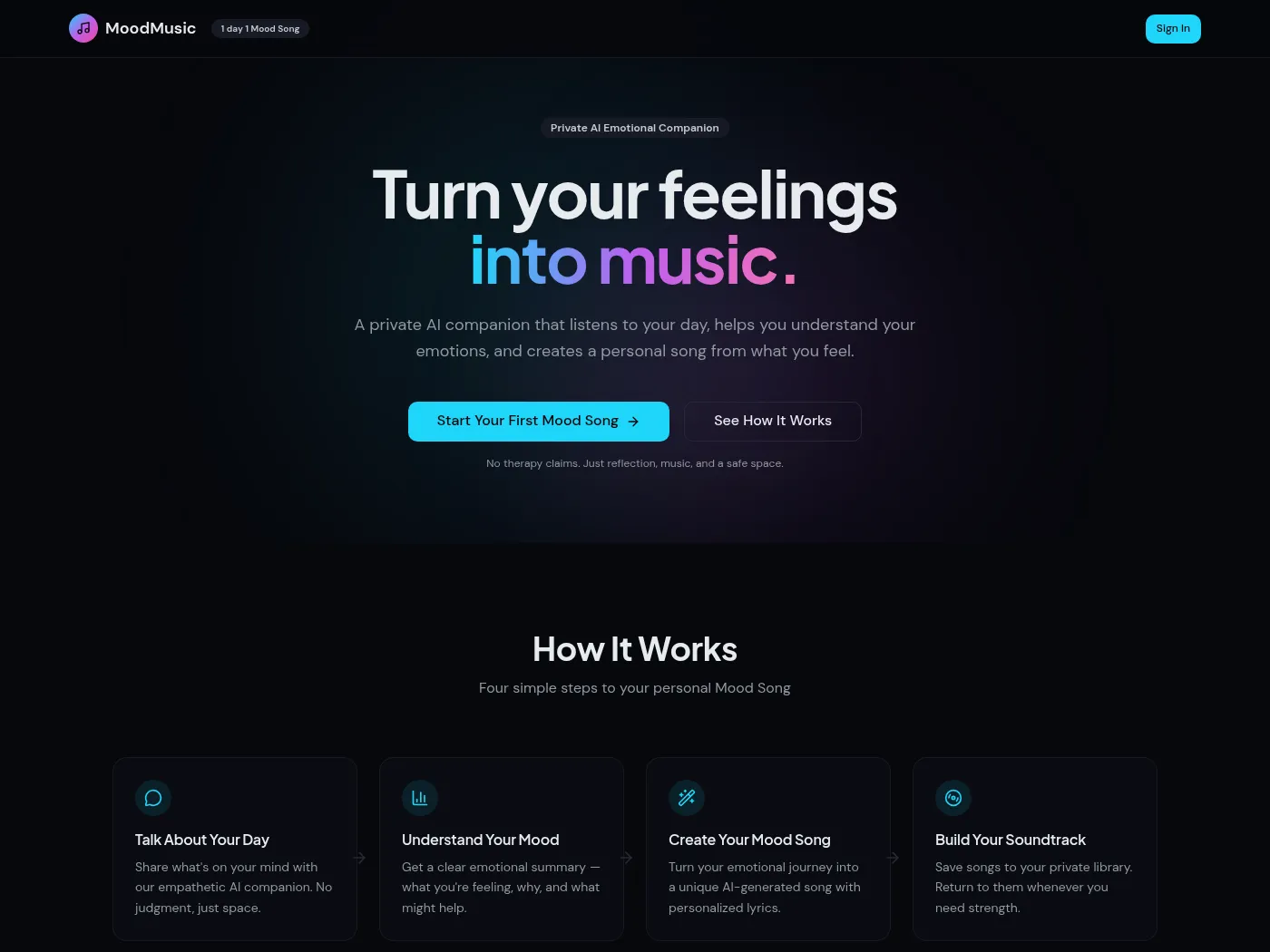MoodMusic: 1 Day 1 Mood Song