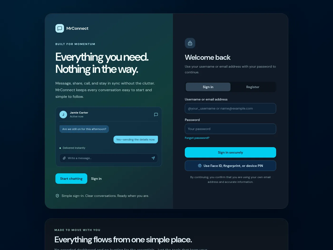 Connectly Mobile App