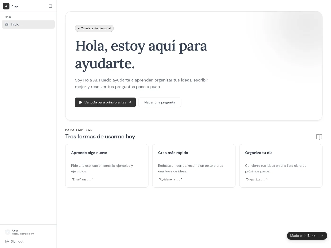 Hola AI Assistant