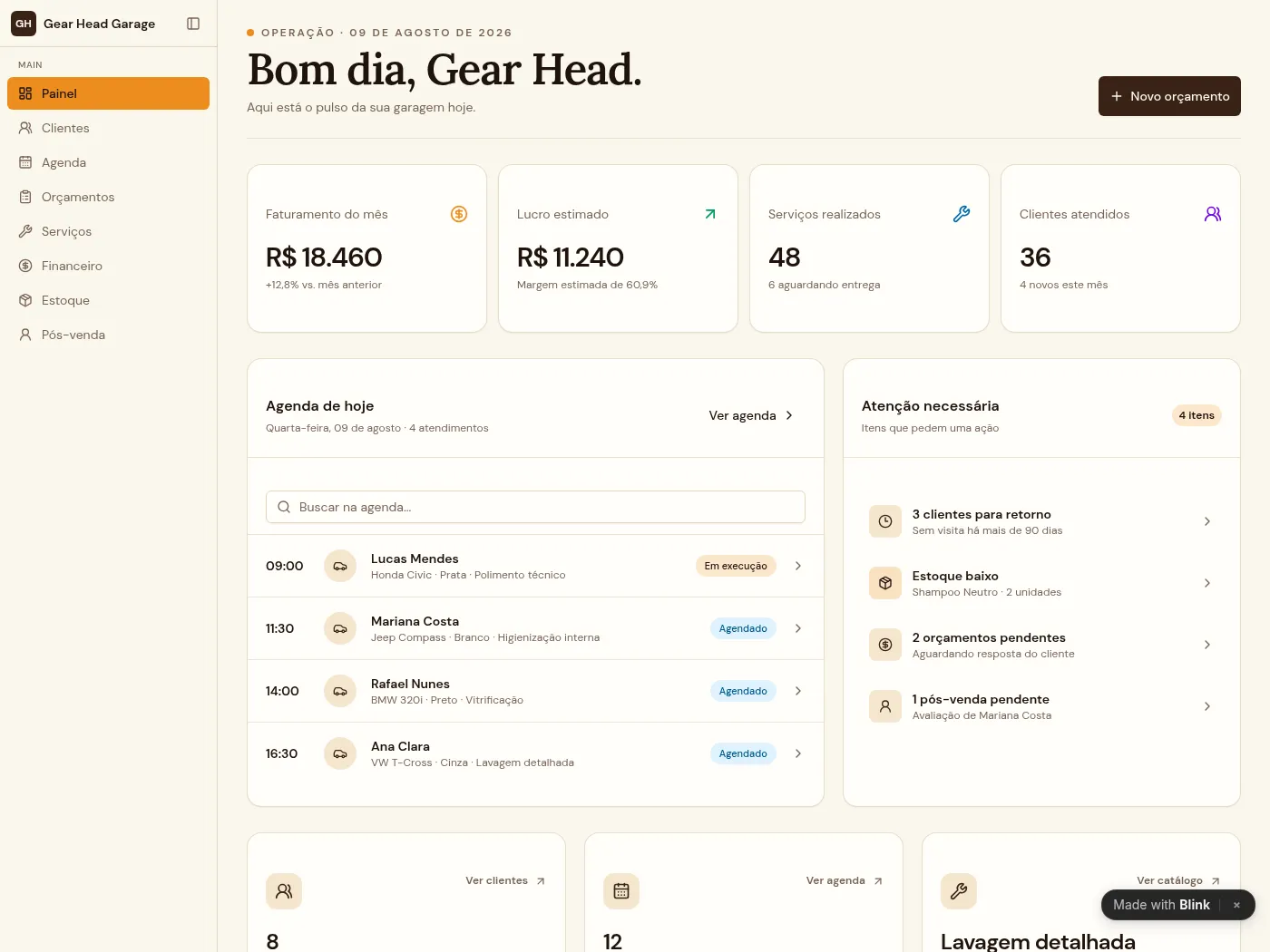 Gear Head Garage CRM