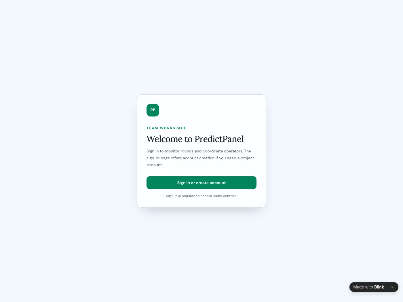 PredictPanel Admin
