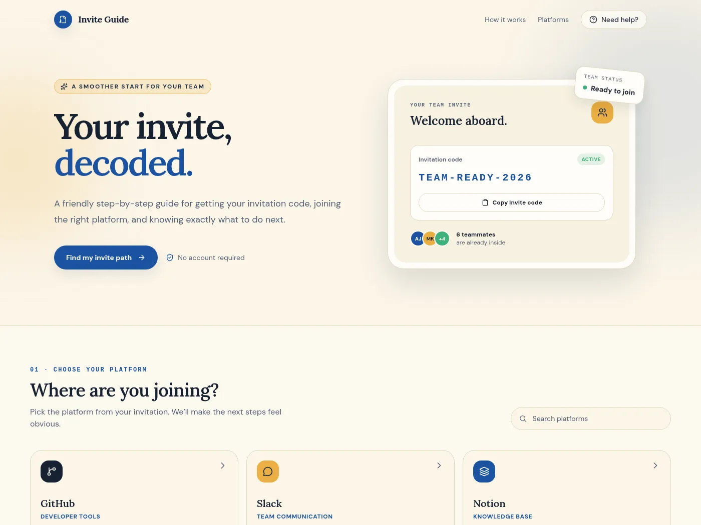Invite Guide