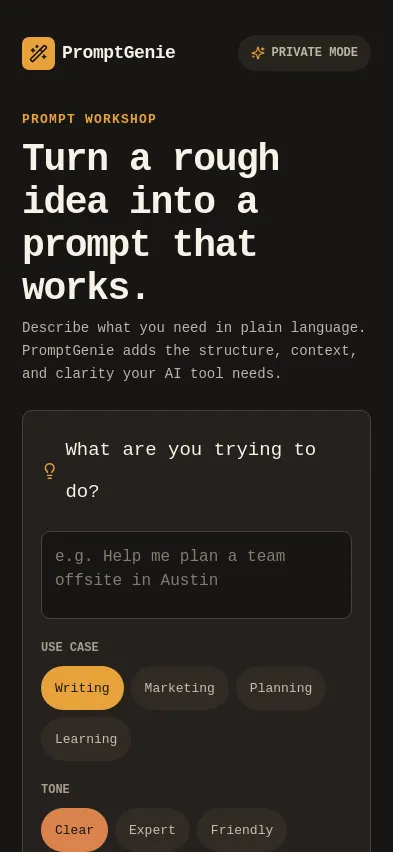 PromptGenie Mobile