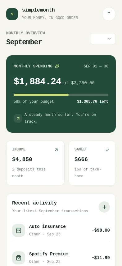 Budget Contol