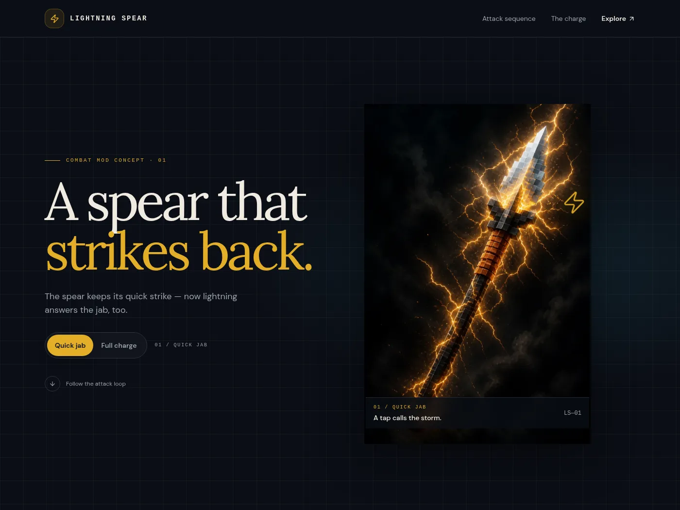 Lightning Spear Mod