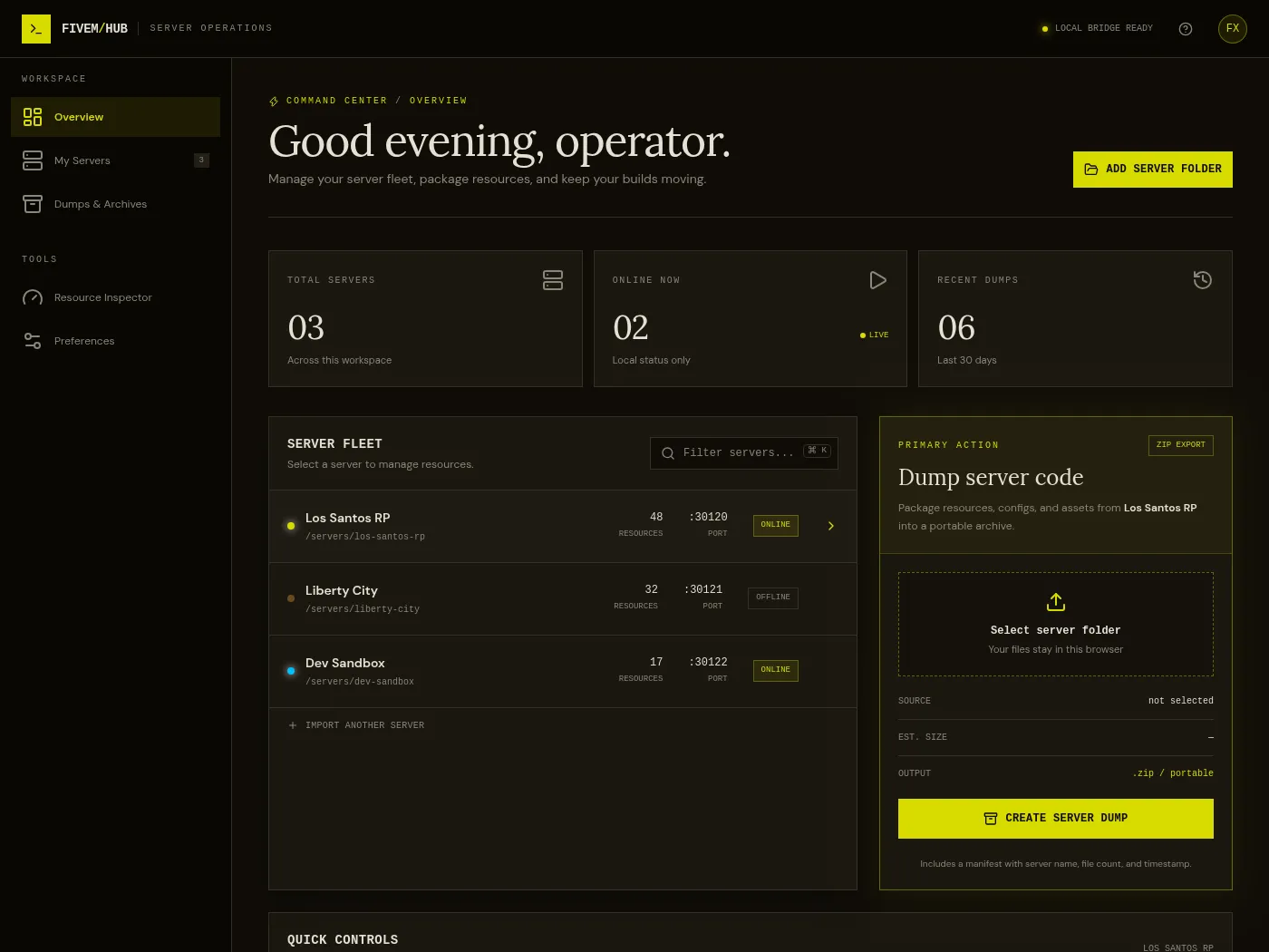 FiveM Server Tool Hub