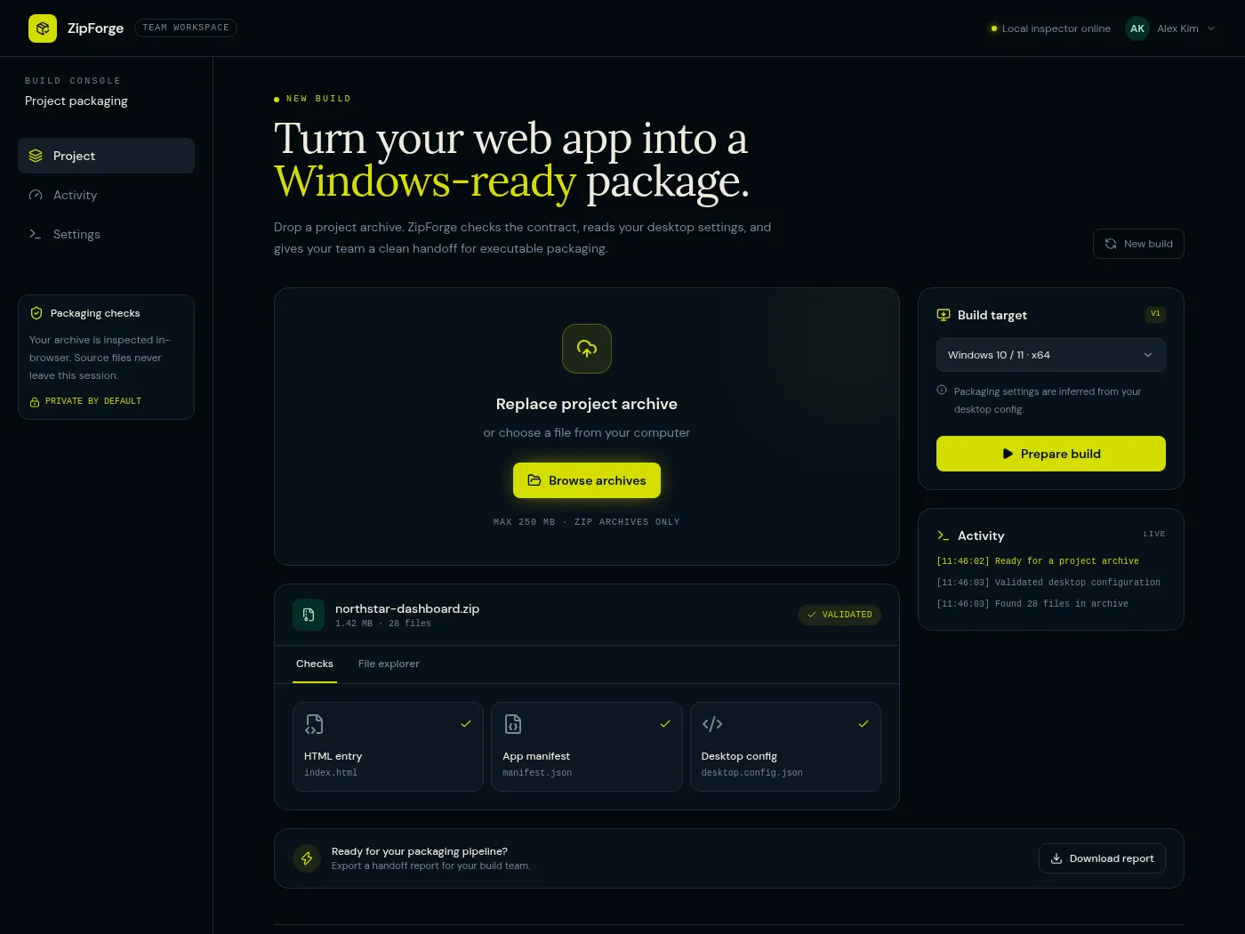 Zip2Exe App Builder