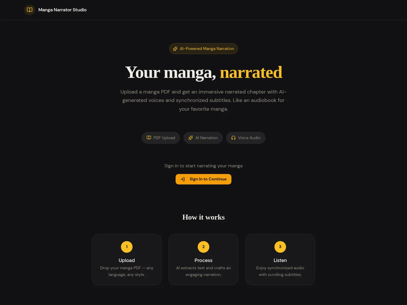 Manga Narrator Studio
