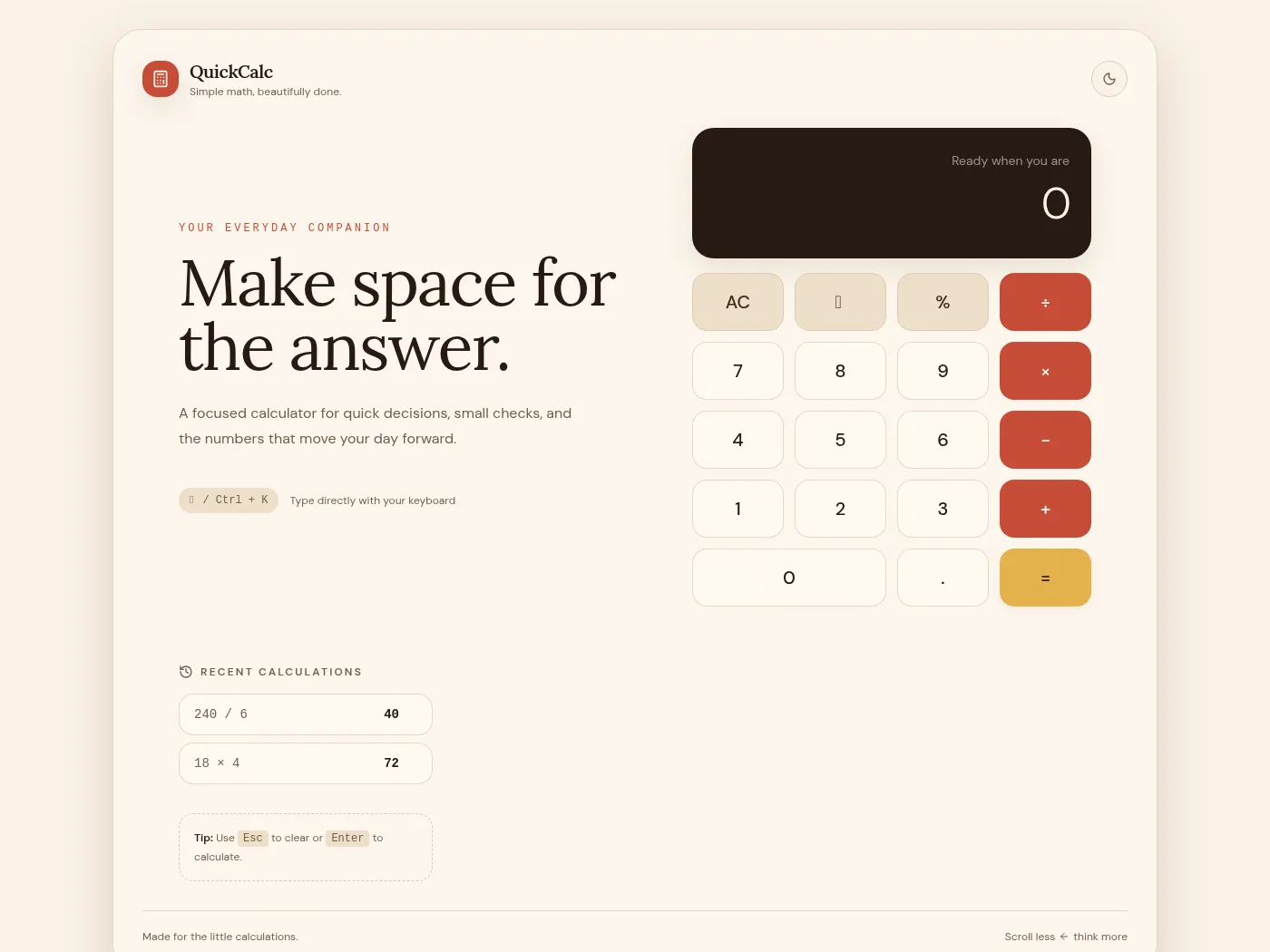 QuickCalc
