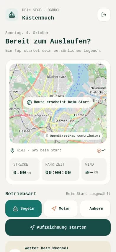Sailing Logbook App
