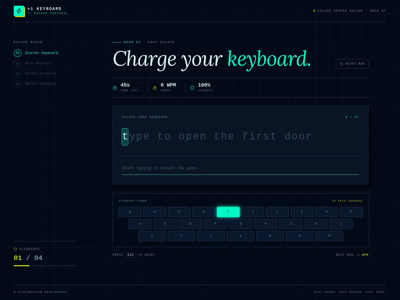 Type Racer Escape