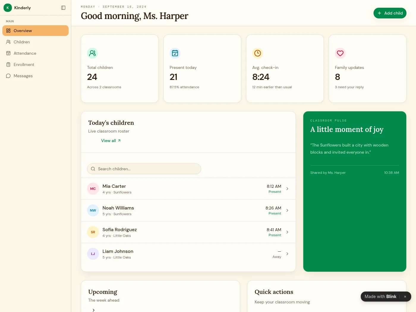 KinderSaaS Platform