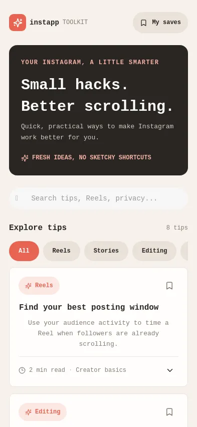 InstApp Toolkit