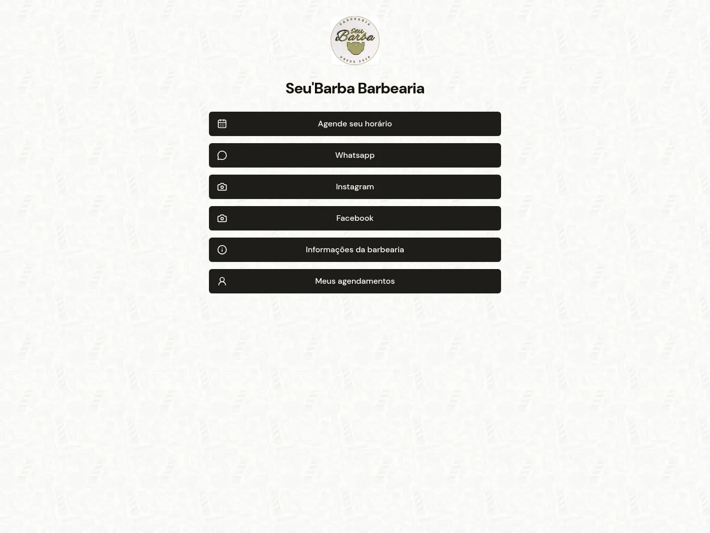 Seu Barba Barber Site