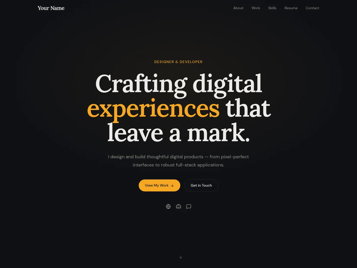 Personal Portfolio Kit