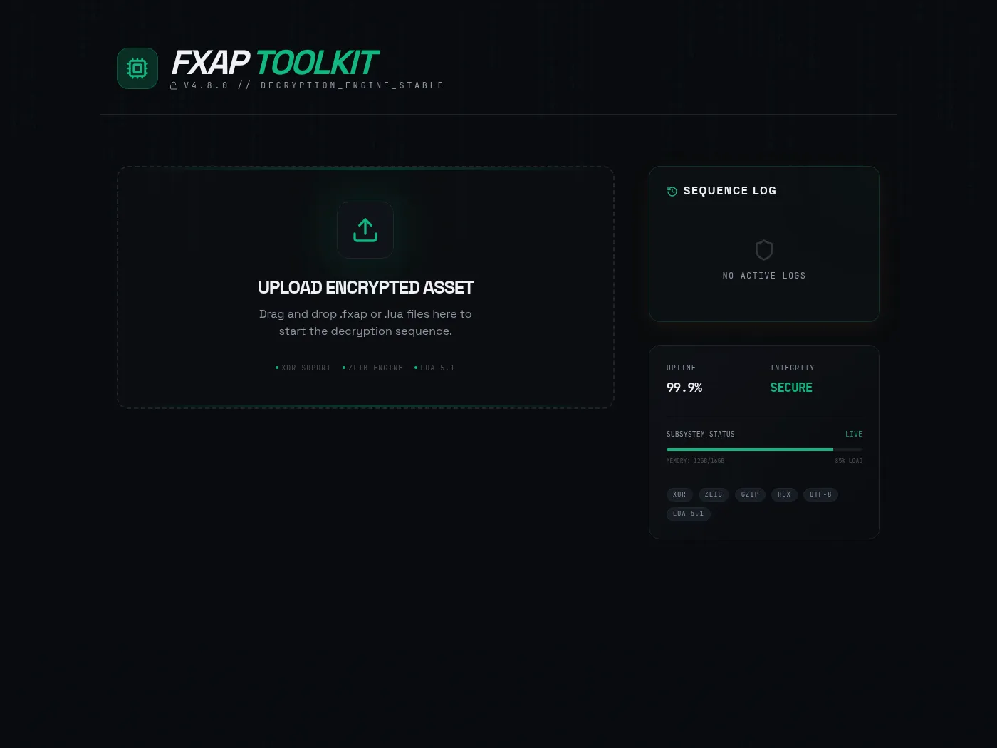 FXAP Lua Decrypt Toolkit