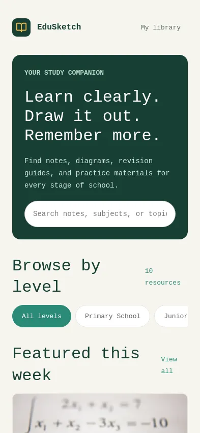 EduSketch Library