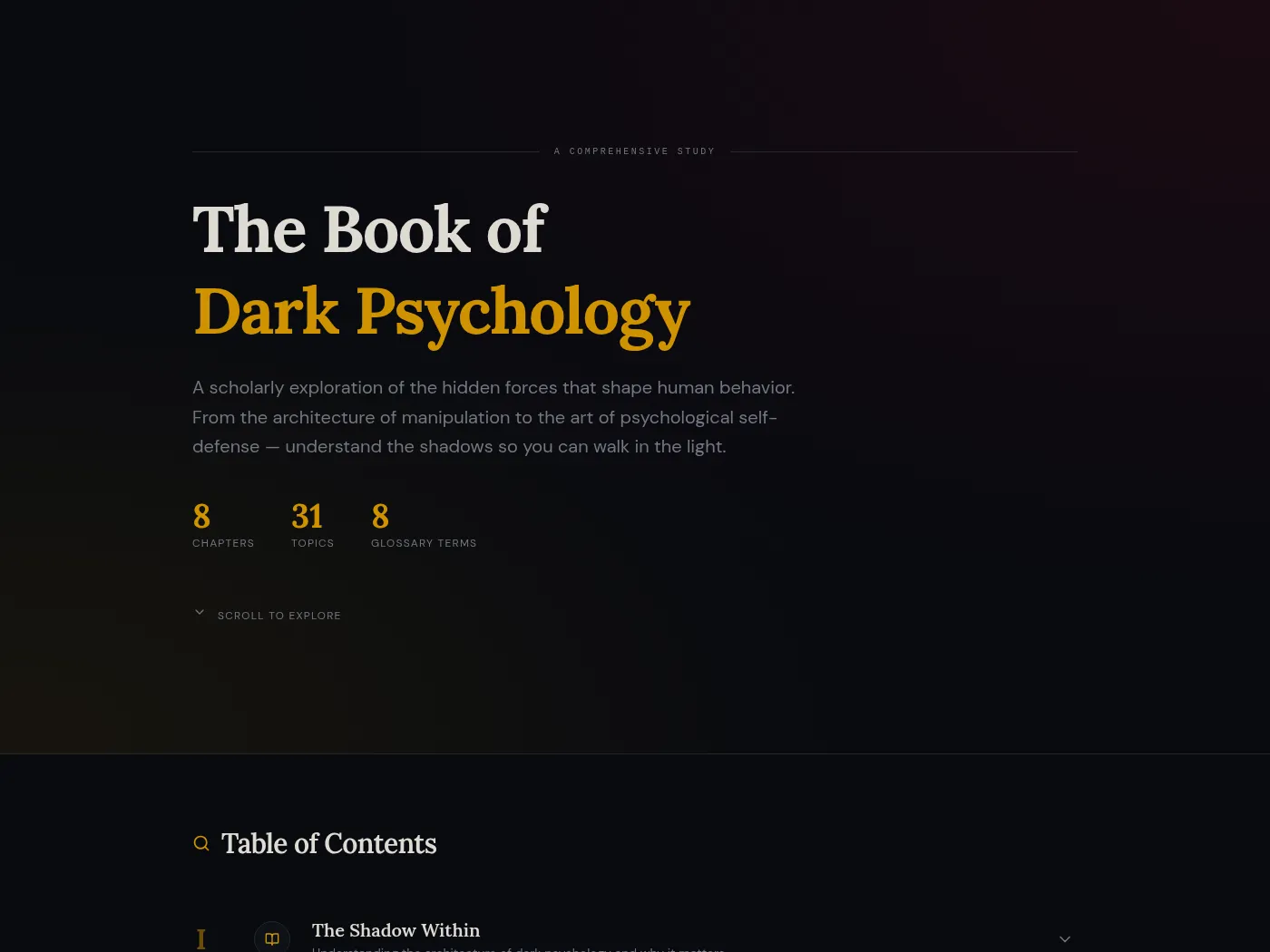 Dark Psychology Insights