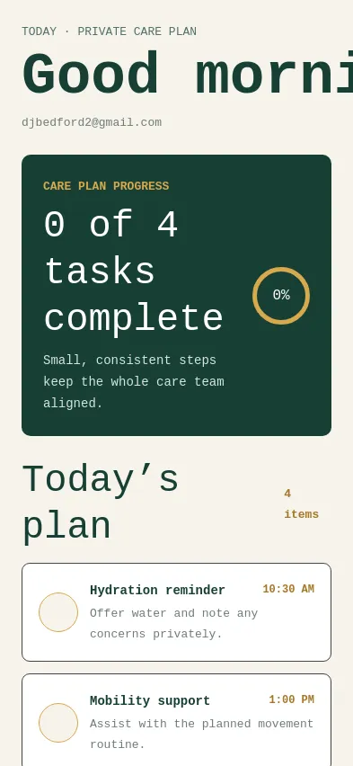 HIPAA SafeCare App