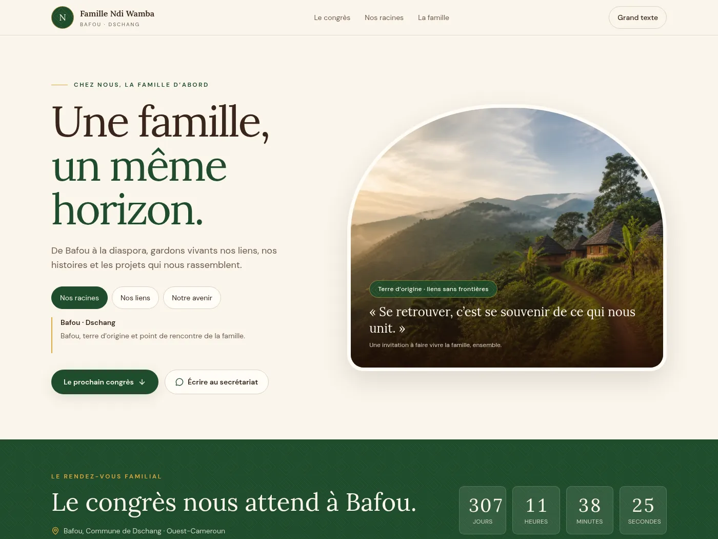 Famille Ndi Wamba Web Hub