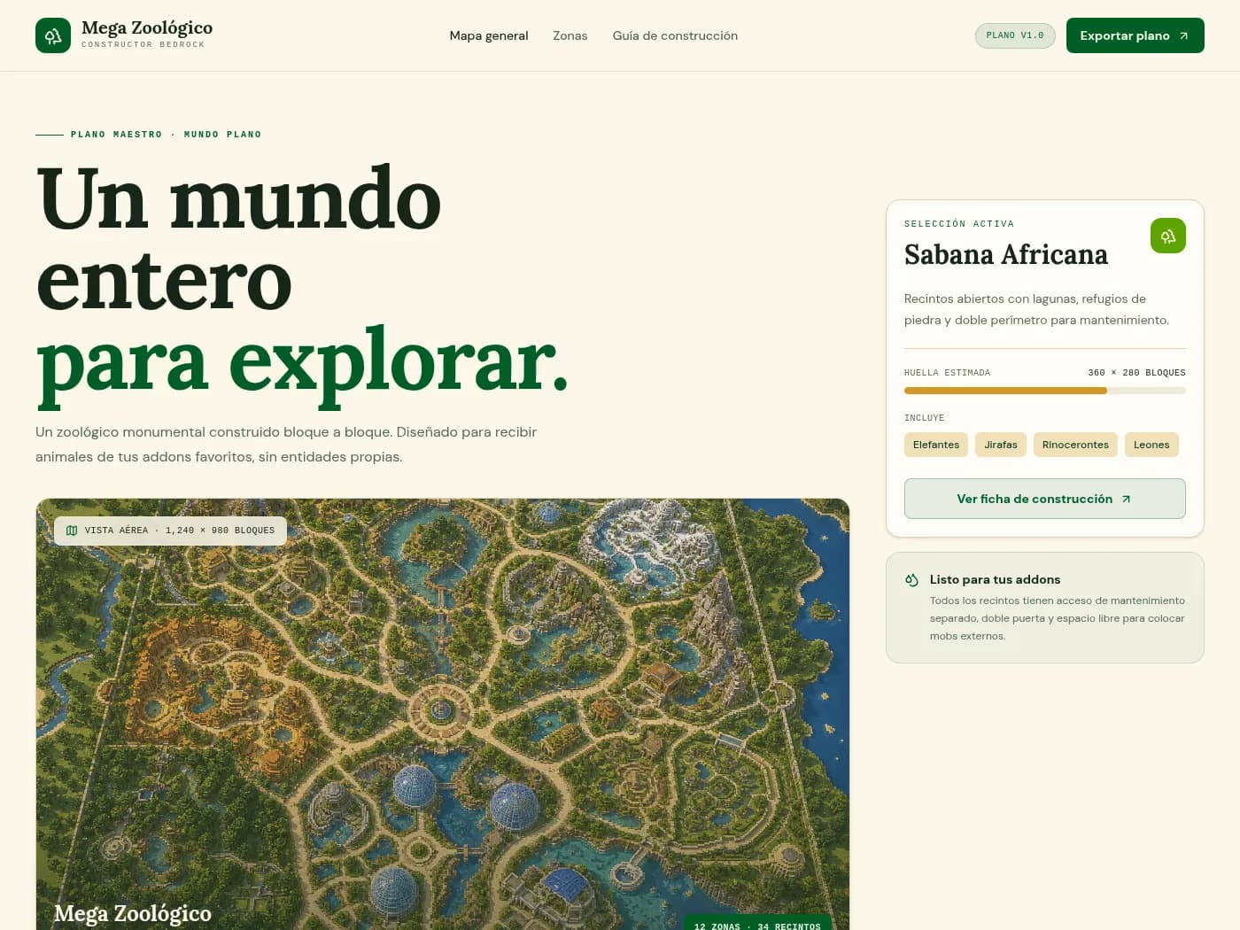Mega Zoológico Map
